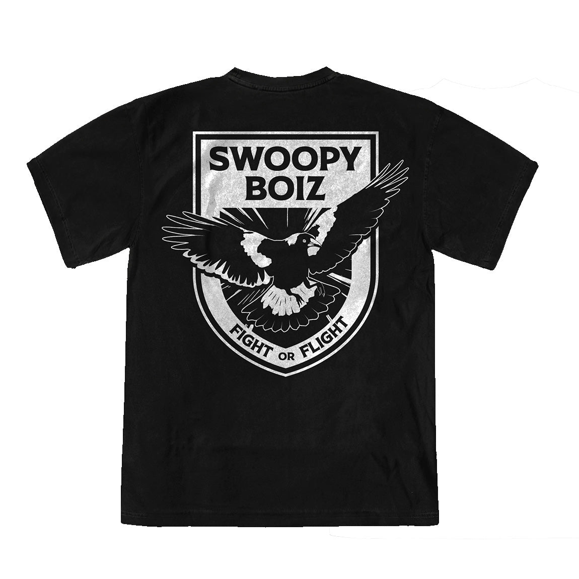 Swoopy Boiz Logo Tee (Black)– Shop by Brown Cardigan