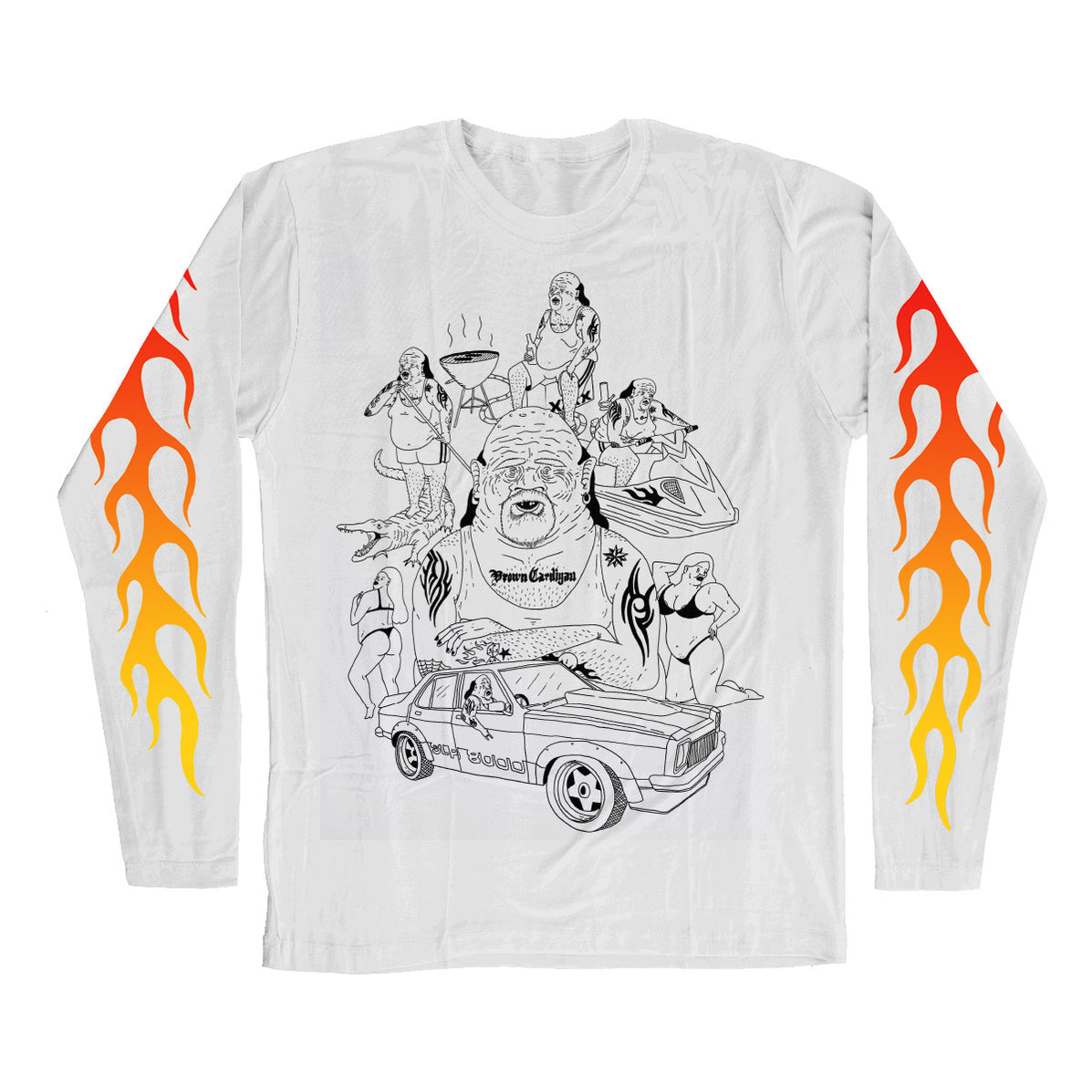 Admin Reveal Longsleeve (White)– Shop by Brown Cardigan